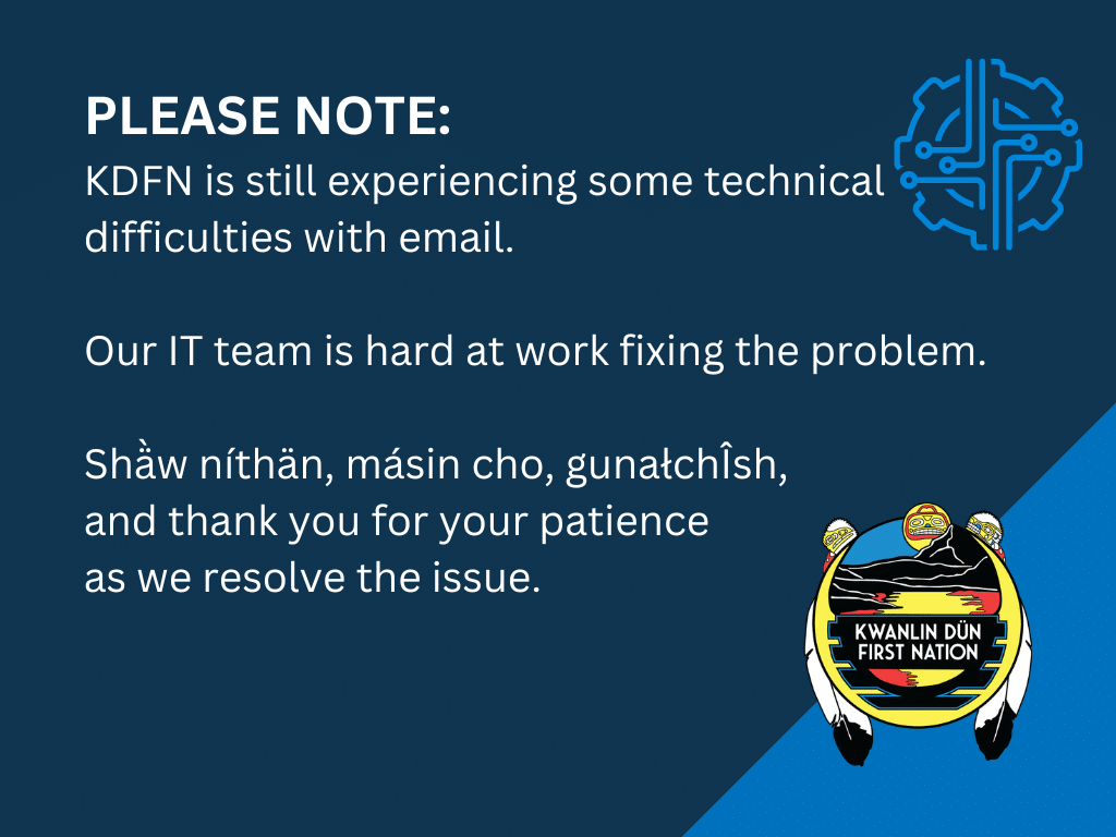 PLEASE NOTE: KDFN is still experiencing some technical difficulties ...