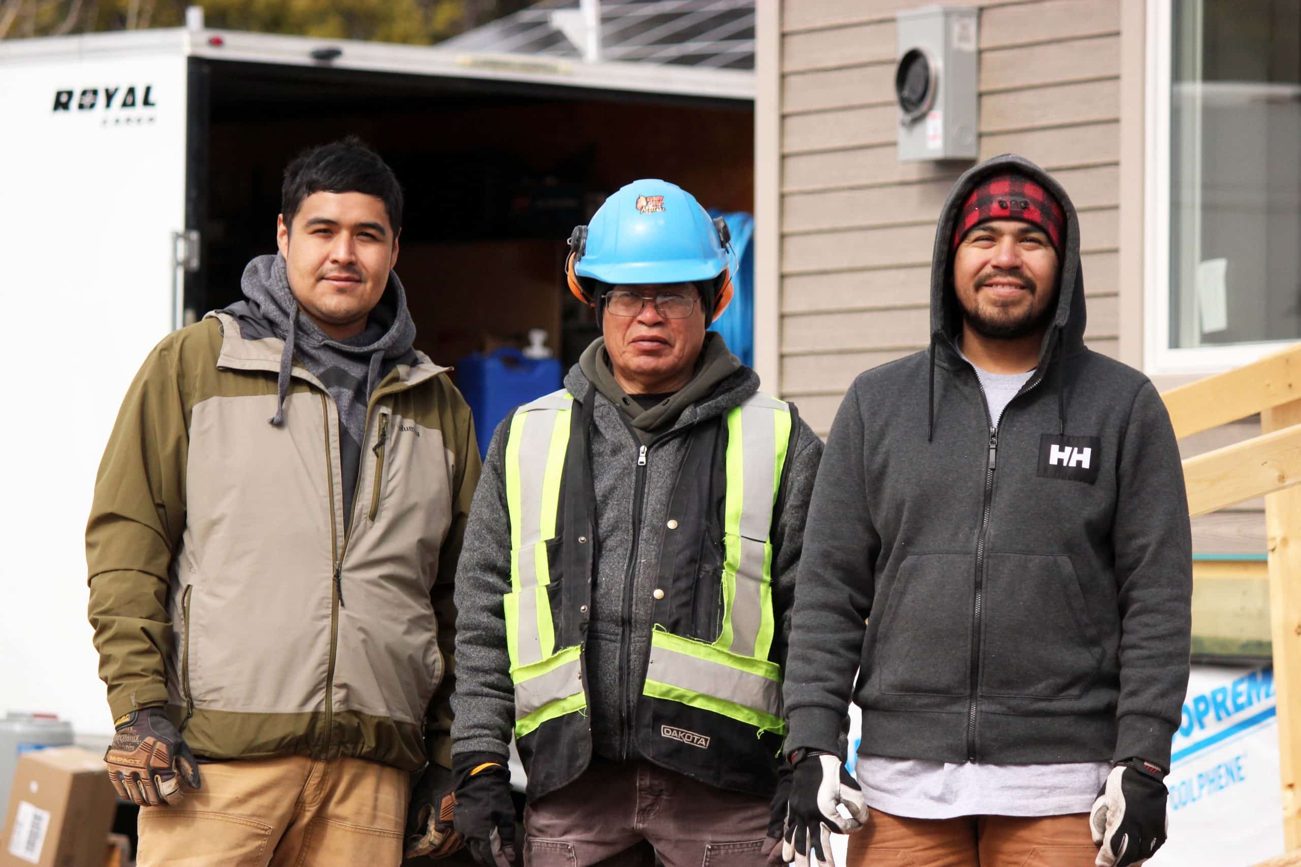Shout out to the KDFN Citizens hard at work building tiny homes in ...