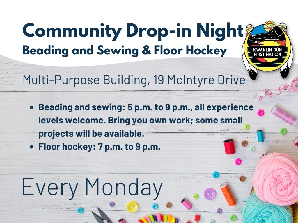 Community Drop-in night - Kwanlin Dün First Nation