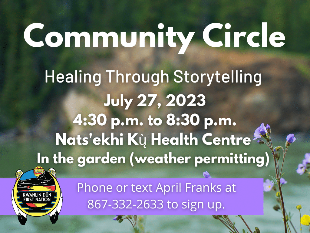 Community Circle - Kwanlin Dün First Nation
