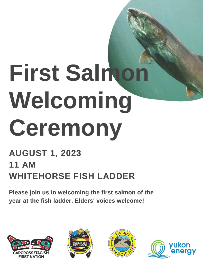 Rides for Elders are available to the First Salmon Welcoming Ceremony ...
